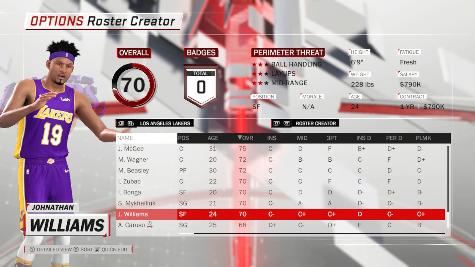 New Players added to the 18/19 Community Rosters (2k18) - UAR NBA 2K