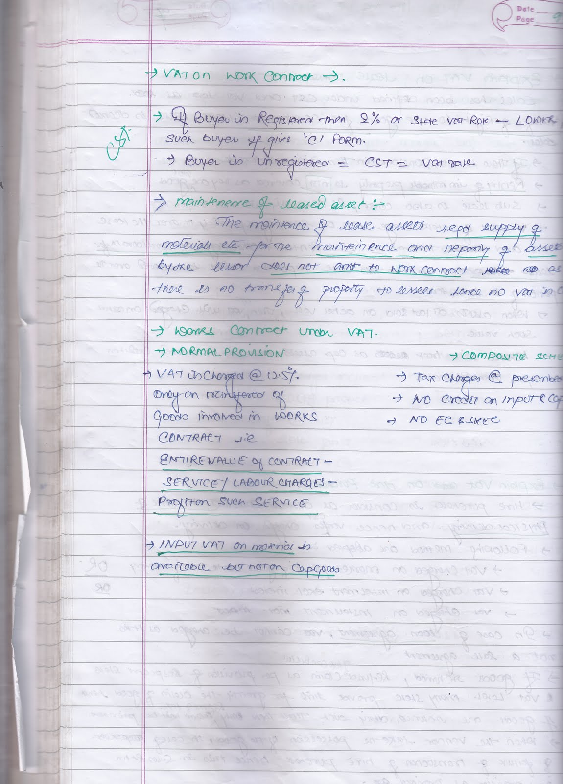 CA FINAL IDT-VAT NOTES