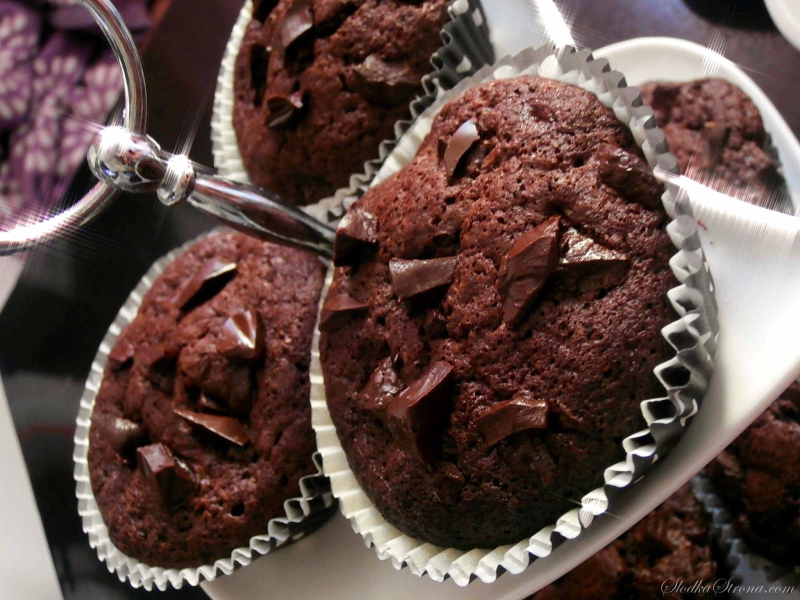 Słodka Strona: Muffinki Czekoladowe - Najlepsze