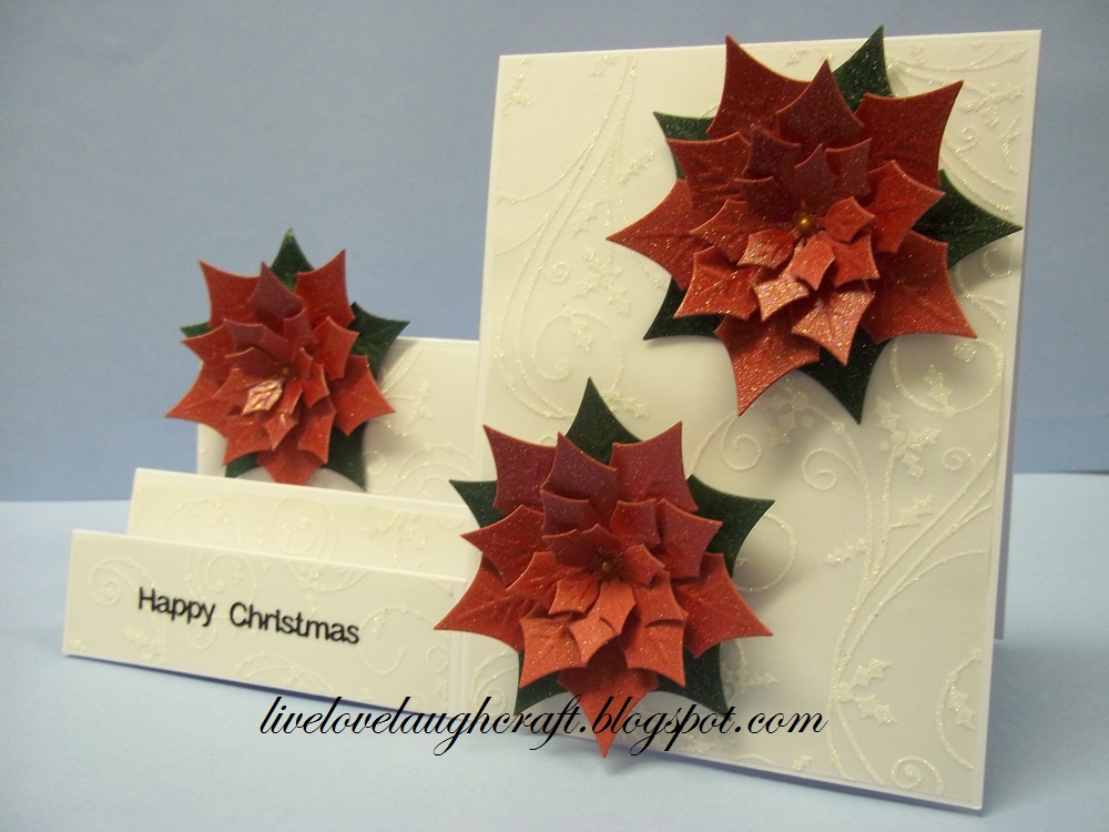 Pinnacle Crafts: Christmas Poinsettia....