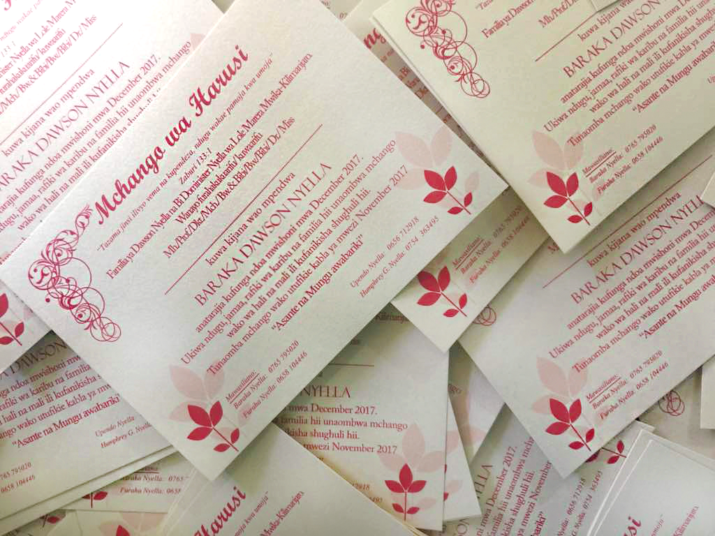 Kadi mchango wa harusi