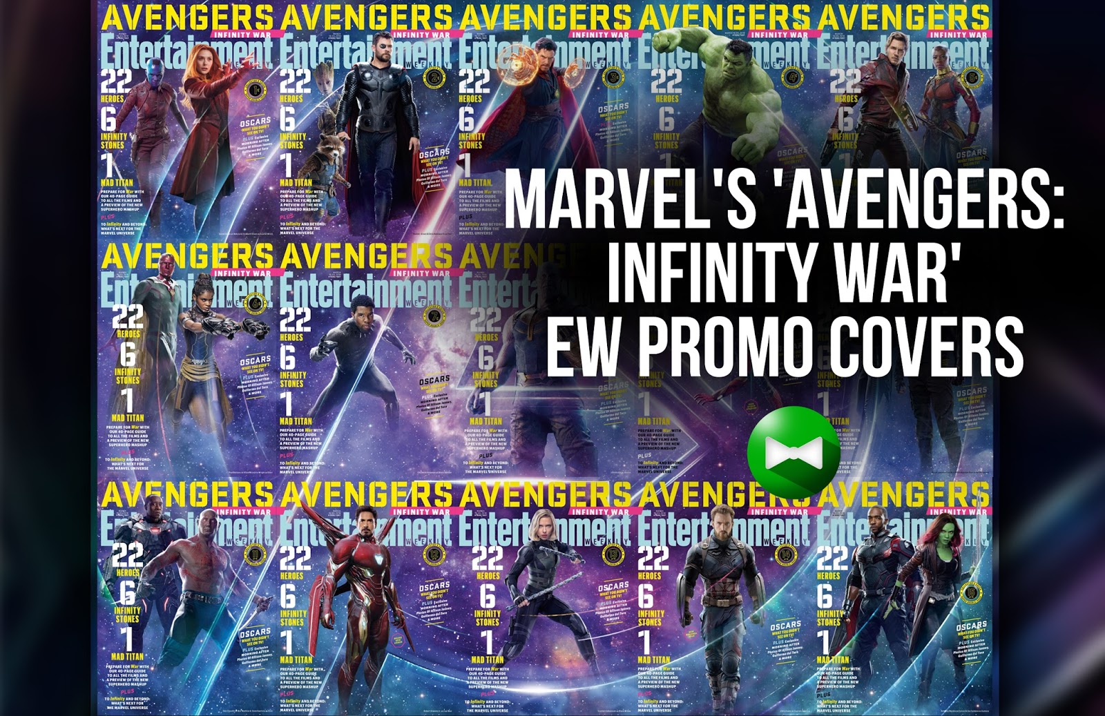 Entertainment Weekly features cover variations for Avengers: Infinity ...