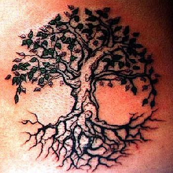 tribal tree of life tattoo