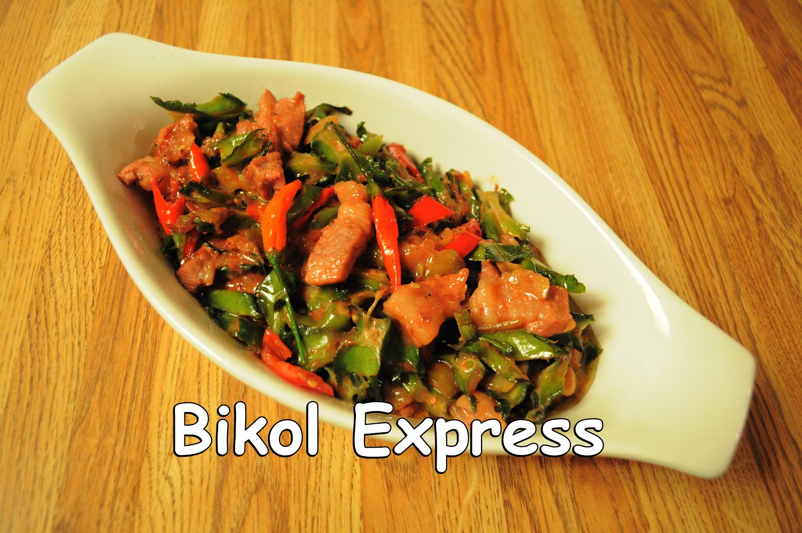 PINOY HAPAGKAINAN: Bikol Express na may Sigarilyas