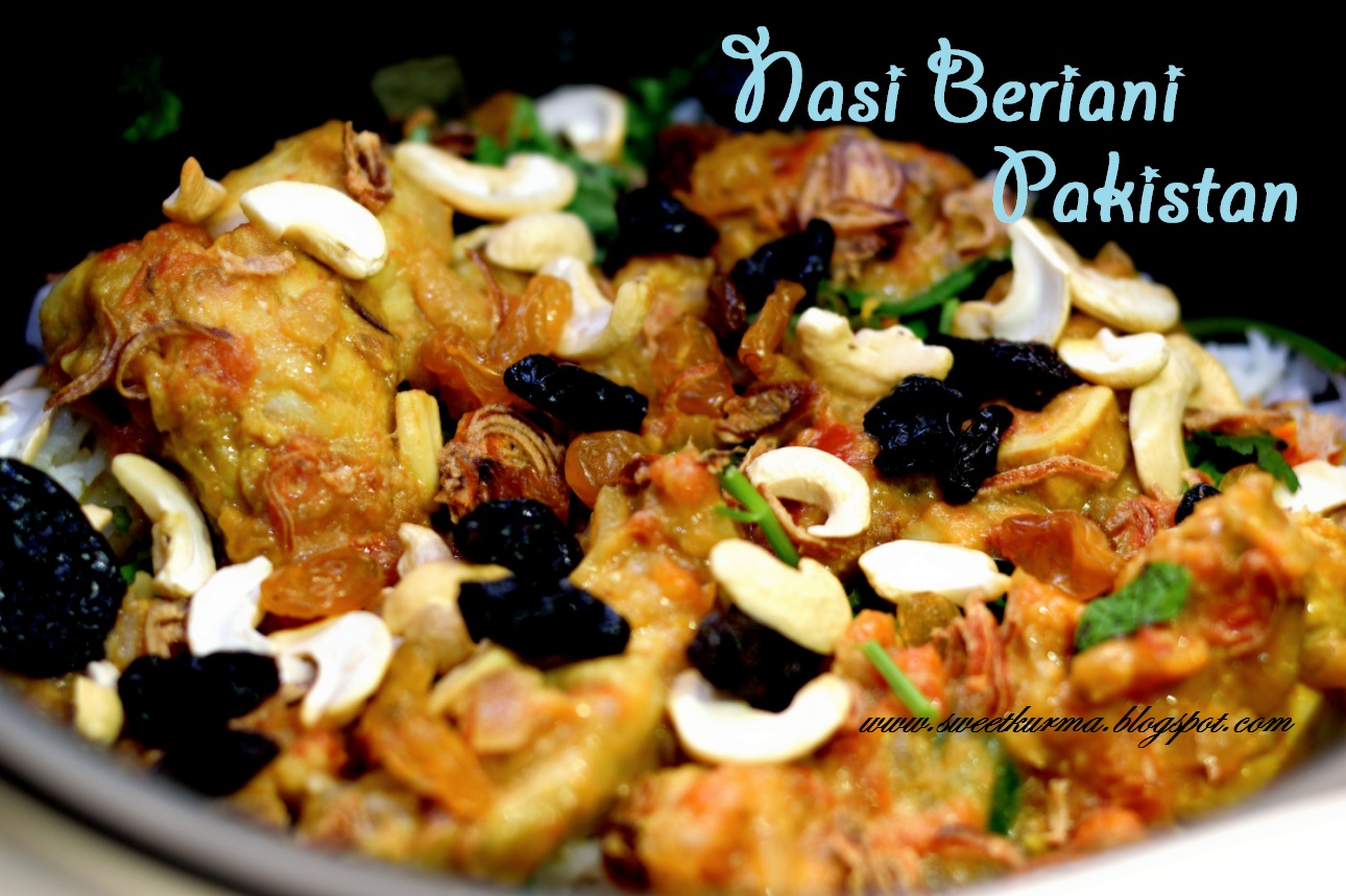 SWEETKURMA SK: Nasi Mewah Beriani Pakistan