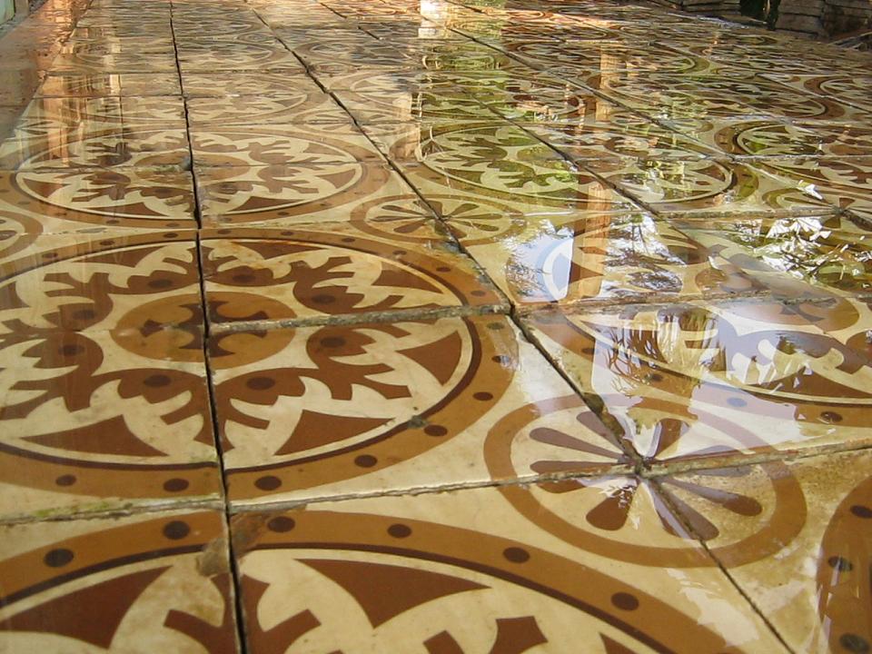 Ubin (Tegel) Art Nouveau | Barang Antik Klasik