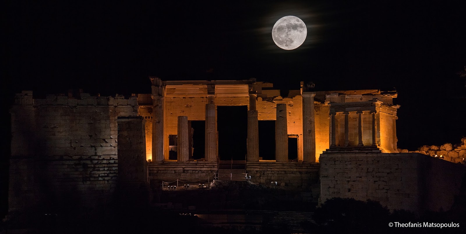 Theofanis N. Matsopoulos : Super Full Moon Over Acropolis 14/11/2016
