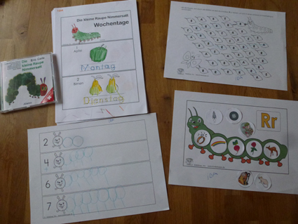 Apfelkuchen, Cosinus und Farbenpracht: Buchstabe R - Letter R