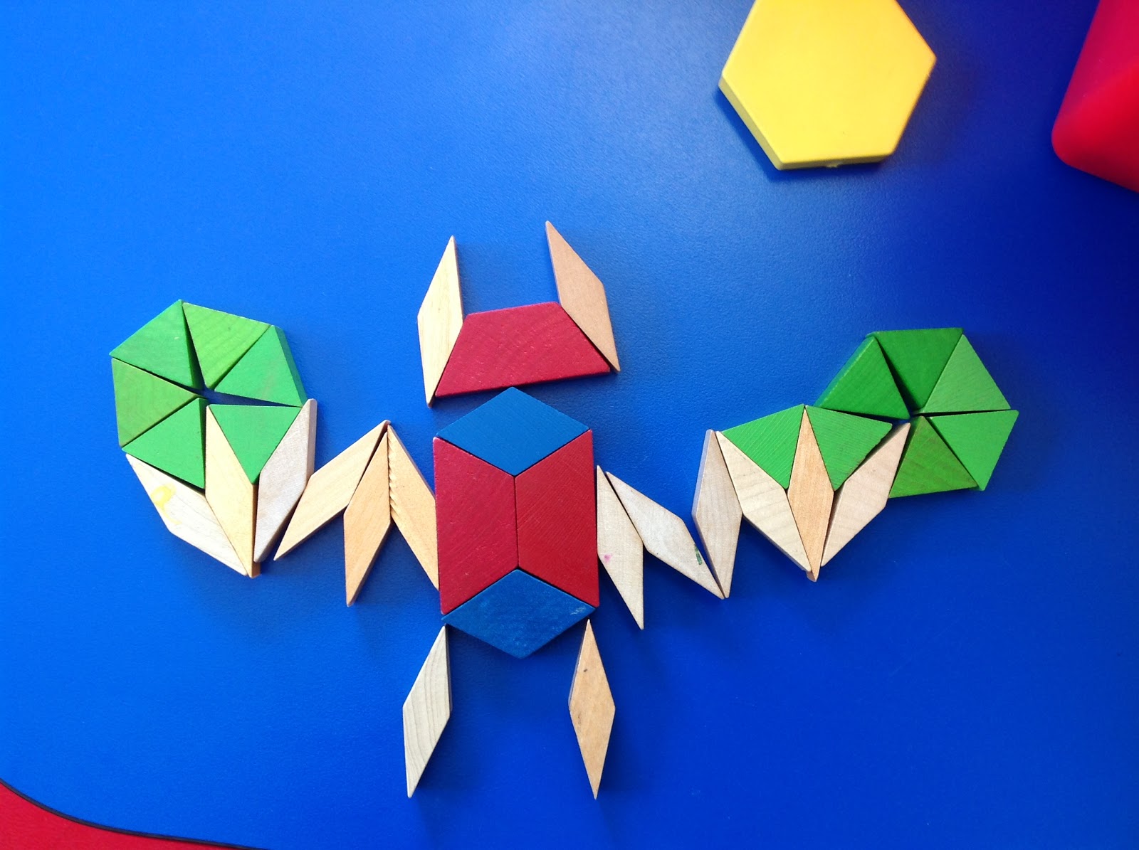 Beginning with Inquiry in Kindergarten: Pattern Block creations