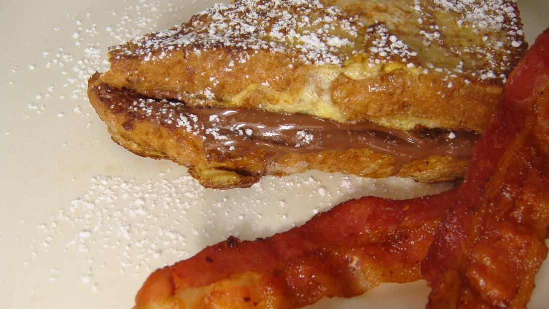 vive la vida: PAN FRANCES CON NUTELLA!!