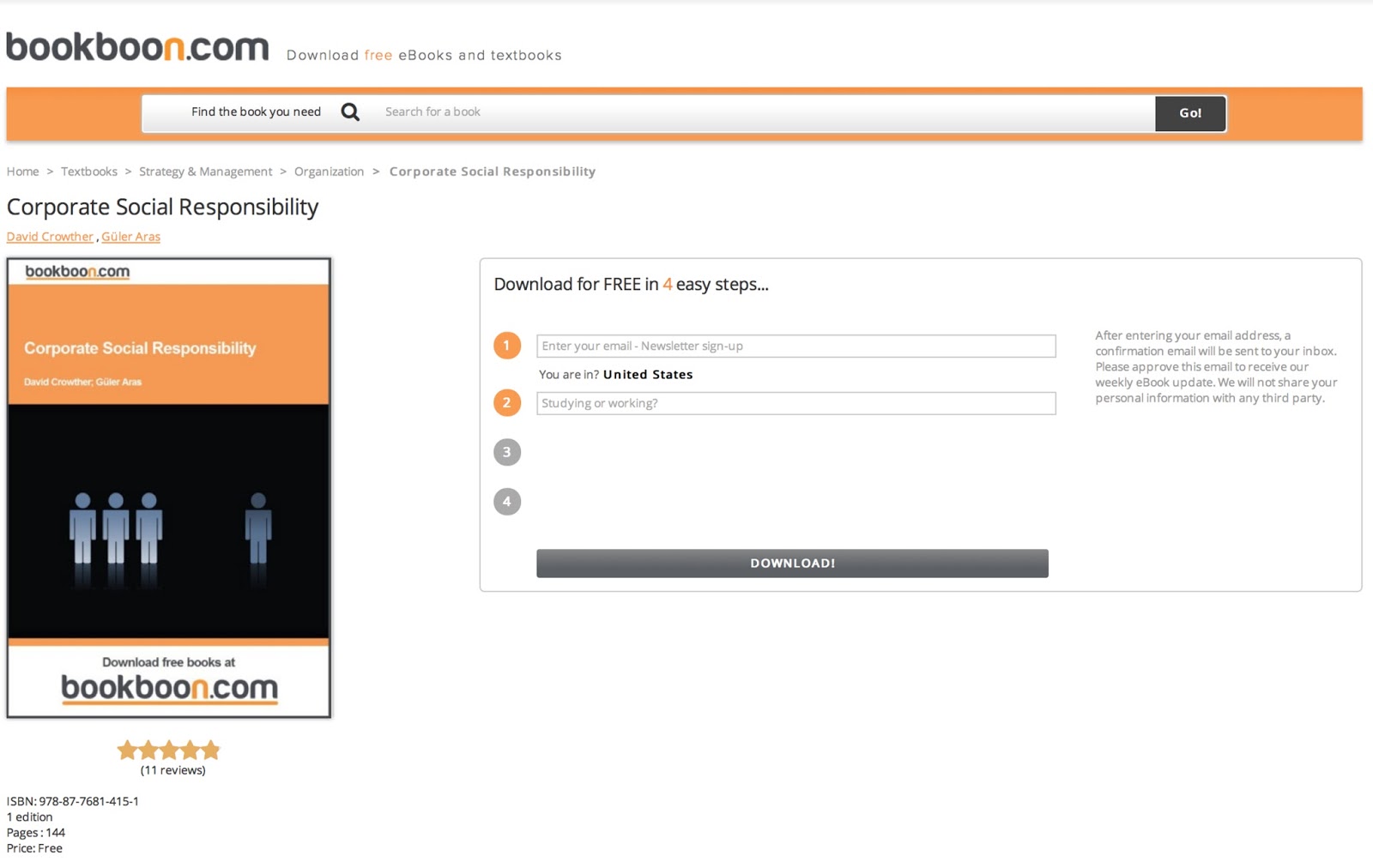Bookboon provides free eBooks and textbooks