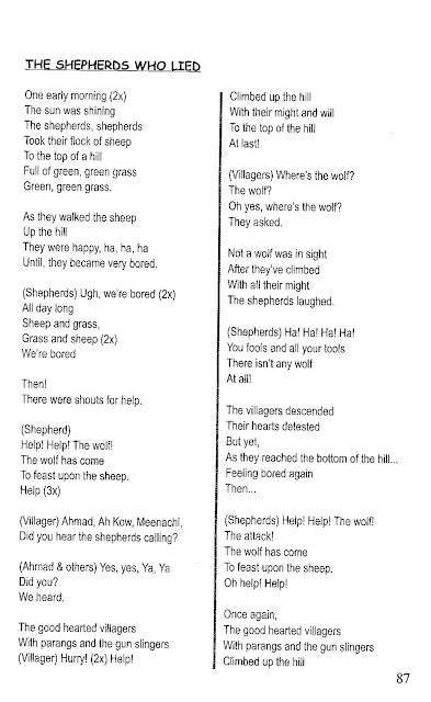 Competitor's Scripts (Choral Speaking) ~ The Journey