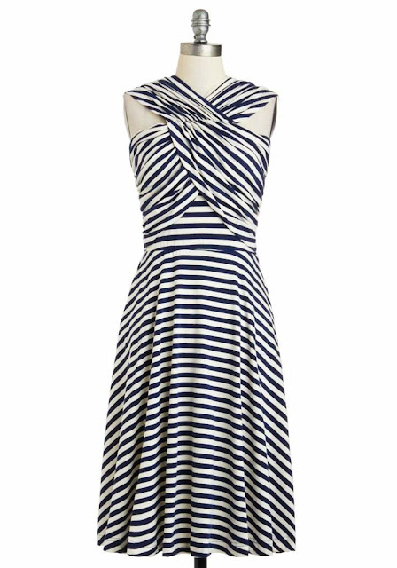 lamb & blonde: Fab Frock Friday: Sassy Stripes