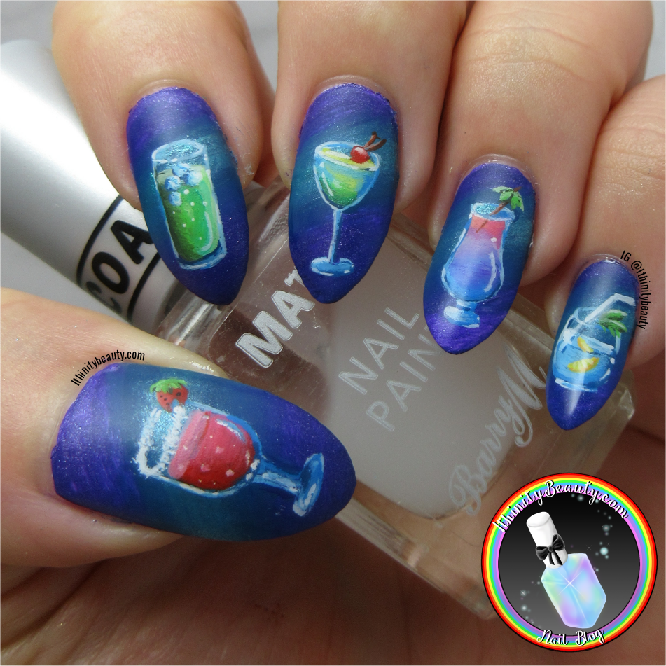 Cocktails | IthinityBeauty.com Nail Art Blog