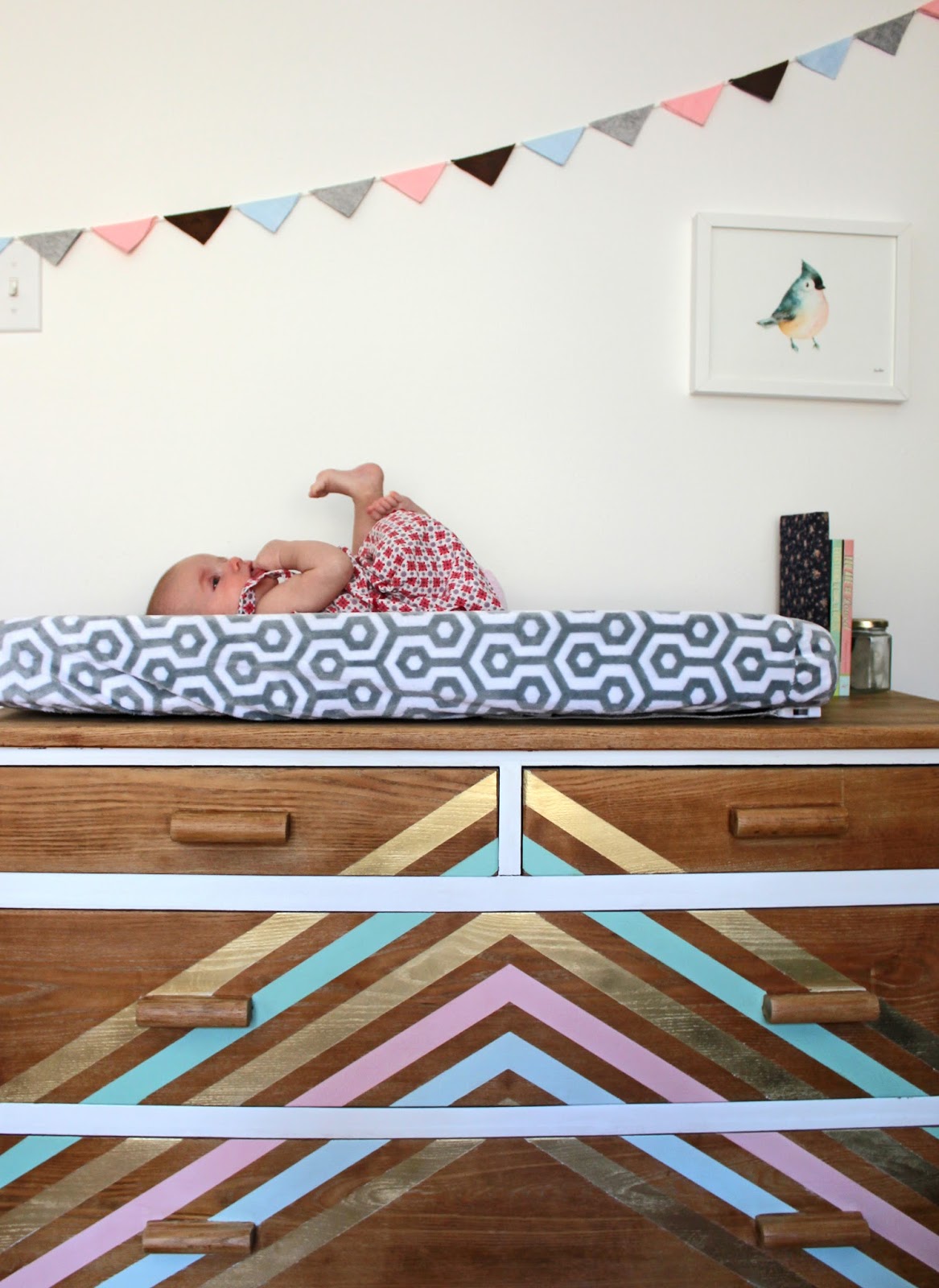 Fletcher Finds & Designs: Changing Table/Dresser Makeover