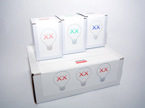 If It's Hip, It's Here (Archives): KAWS Designs Signature Light Bulbs ...