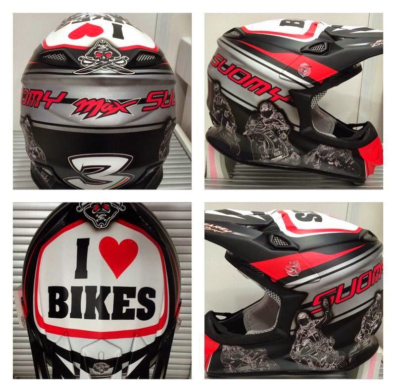 Racing Helmets Garage: Suomy Mr Jump Max Biaggi 2014 by Bargy Design