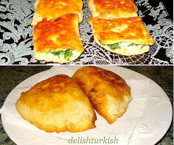 Delicious Turkish Food Recipes: Fried Borek with Self Rising Flour