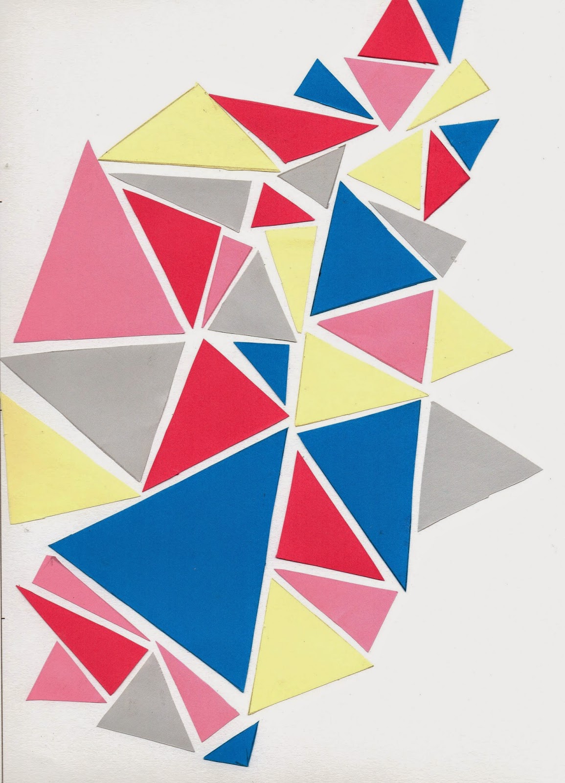 Color y Forma: COMPOSICIONES CON TRIÁNGULOS