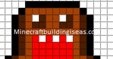 Minecraft Pixel Art Templates: Domo