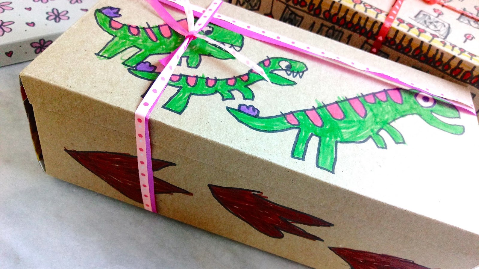 At Home with the Loverbees: DIY: How to Turn Any Box Into a Gift Box ...
