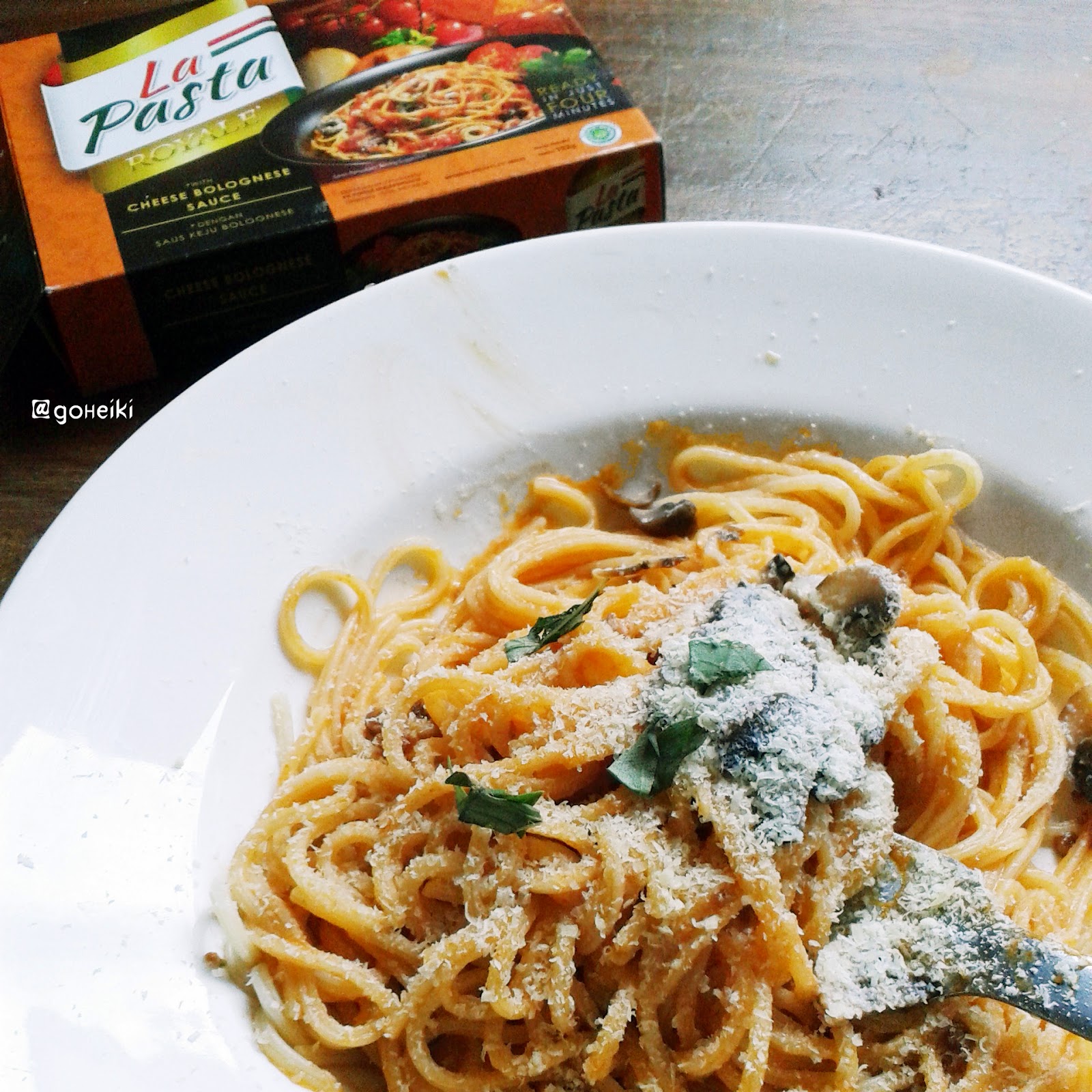 goheikitchen: La Pasta: Royale - Instant Spaghetti for Quick Tasty Day ...