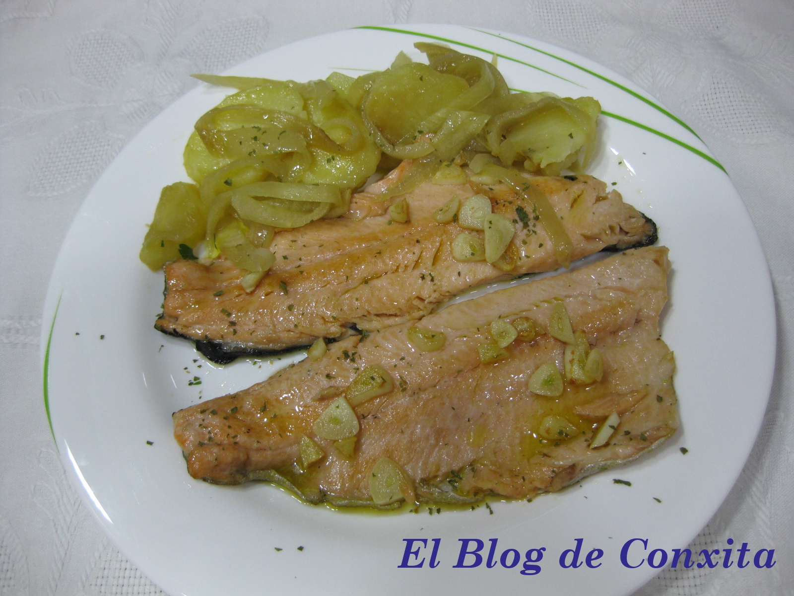 El Blog de Conxita: FILETES DE TRUCHA A LA GENOVESA