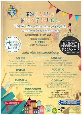 ONLINE FORM ENGLISH FESTIVAL 2019 COMPETITION