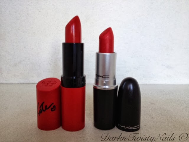 MAC Ruby Woo with a possible dupe | DarknTwistyNails
