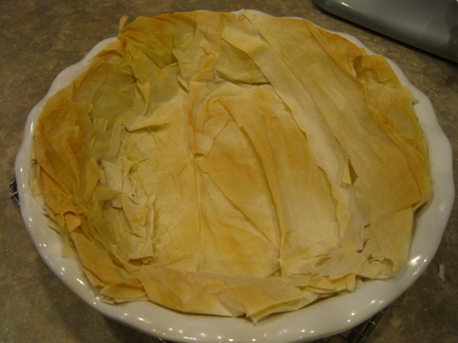 Losing It In The Kitchen: Phyllo Crust Pumpkin Pie