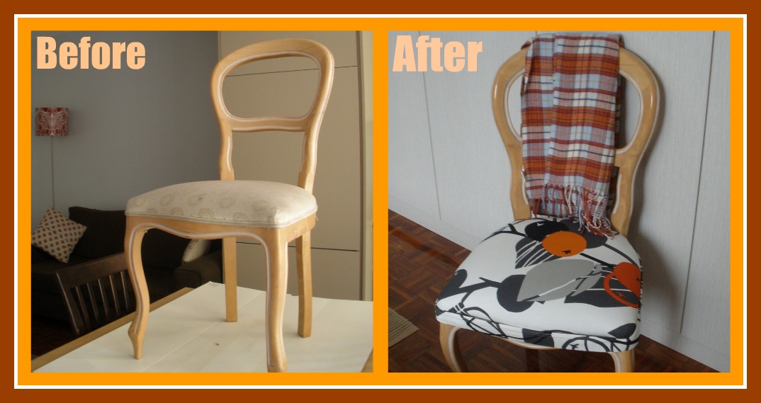 crafty claudes blog: Re upholstery project - Foot Stool Redo
