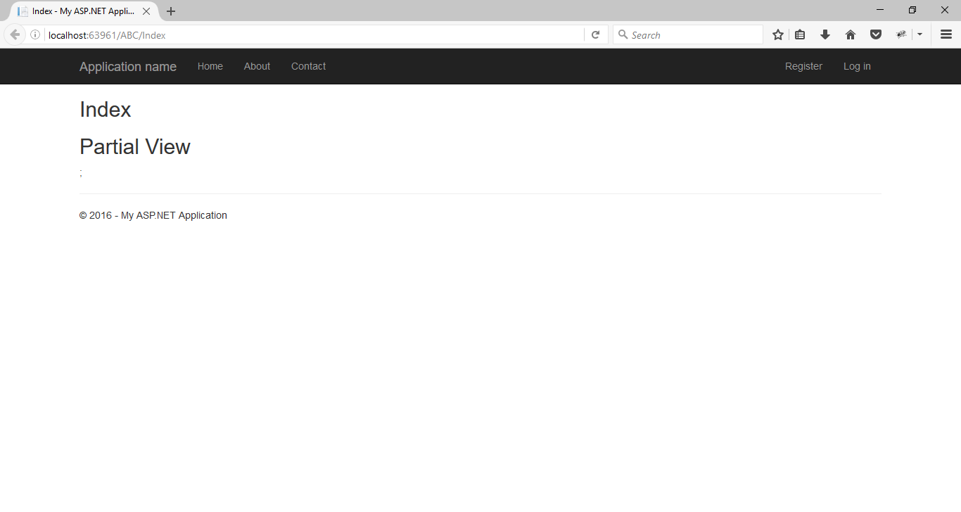 Partial Views and its use in ASP.NET MVC