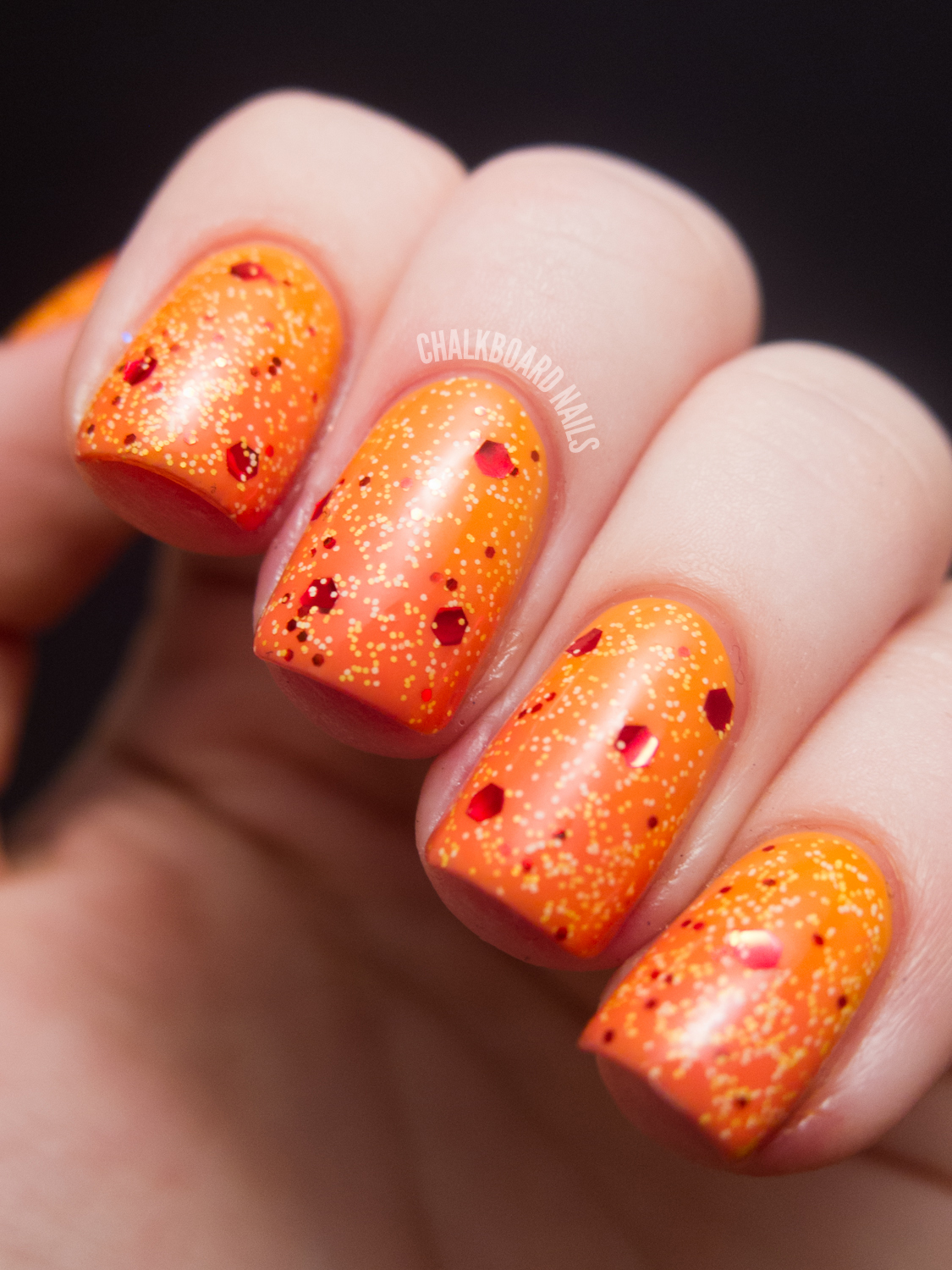 Surface of the Sun Nails | Chalkboard Nails | Phoenix, Arizona Nail Artist