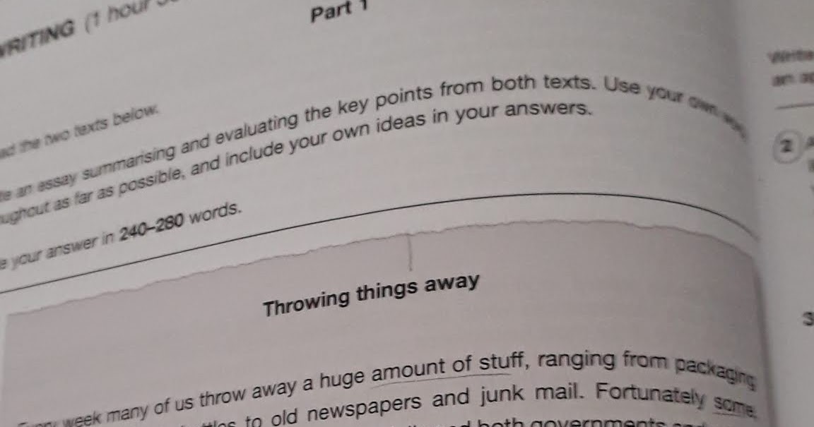 CPE sample writings: CPE Sample on Consumerism und Evolving Technology
