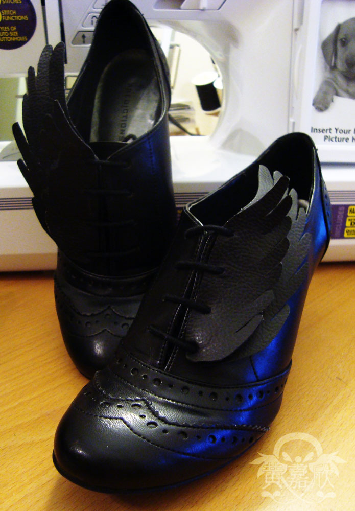 JWo Designs: [TUTORIAL] Removable Shoe Wings