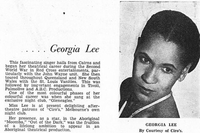 GREAT FEMALE SINGERS: Georgia Lee