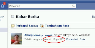 UPDATE STATUS FACEBOOK VIA APA SAJA - Save4your