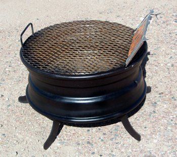 Proporzione Divina: DIY Steel Car Rim Barbecue Grill