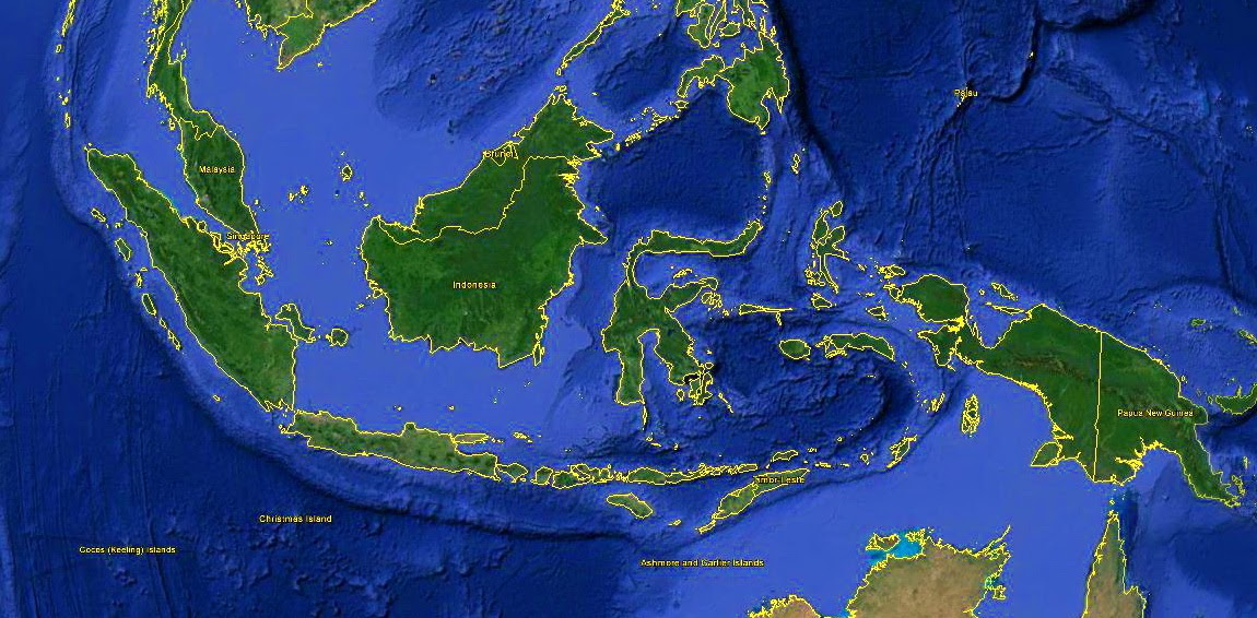 Earth Orientation: Sumatra Island