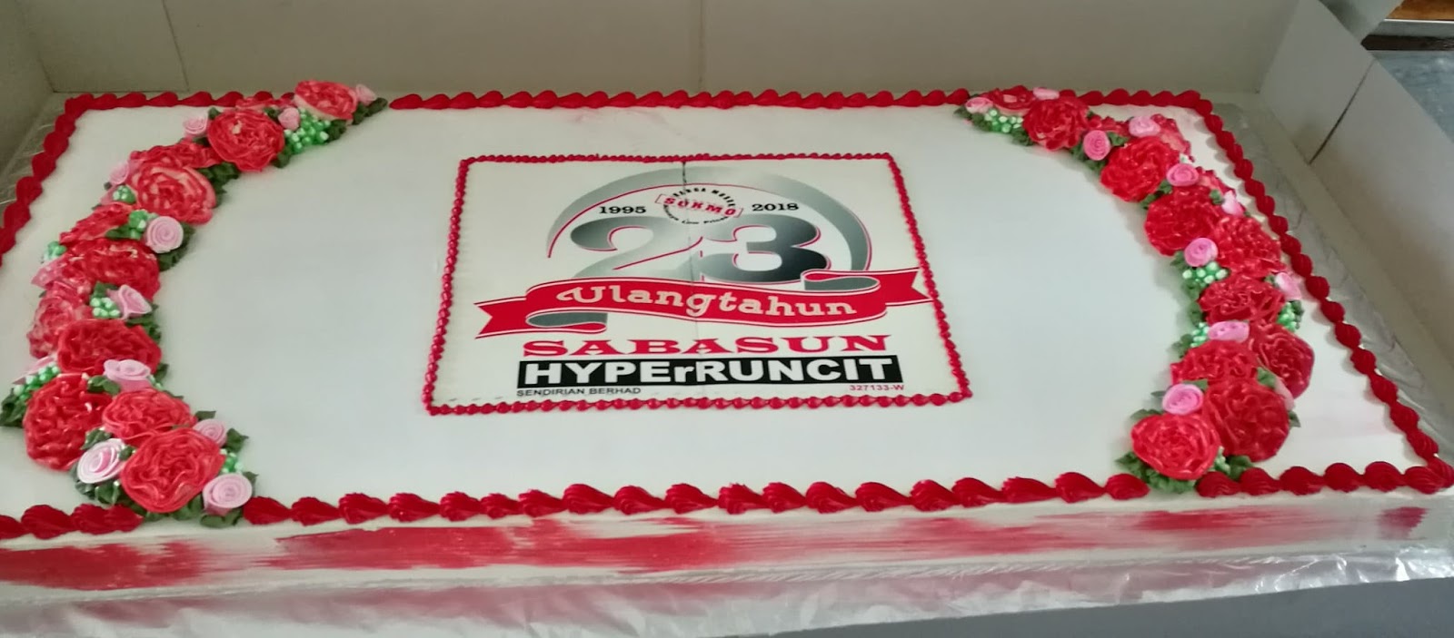 ZIQ BAKERY & CAKE: KEK BESAR GEDABAK SABASUN