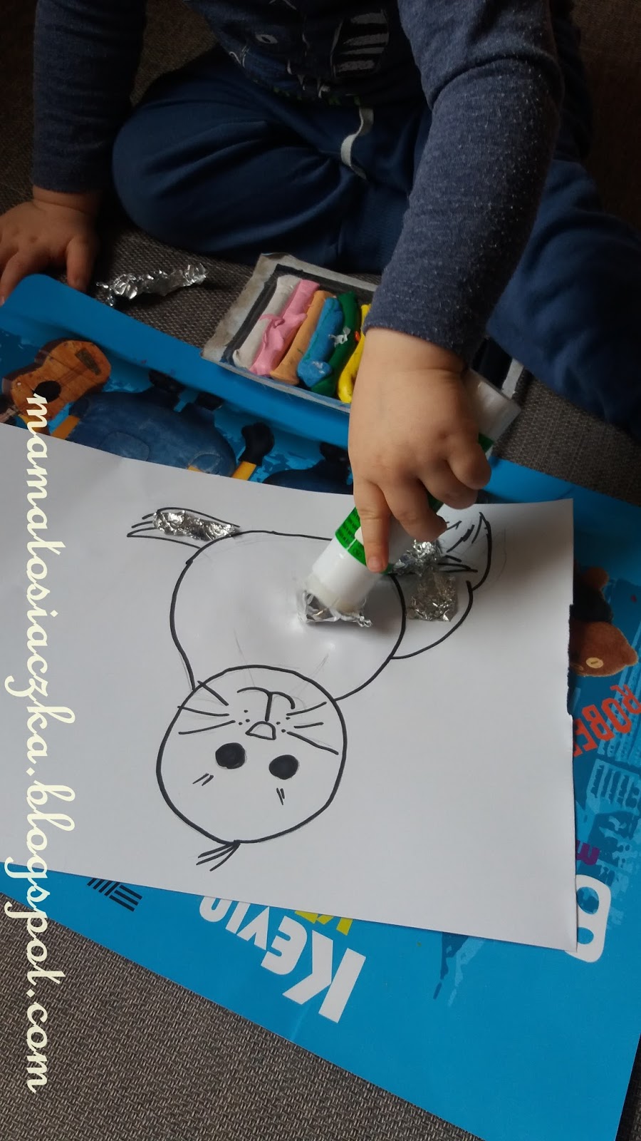 FOKA Z FOLII ALUMINIOWEJ - PROJEKT ZWIERZAKI - CUDAKI 3