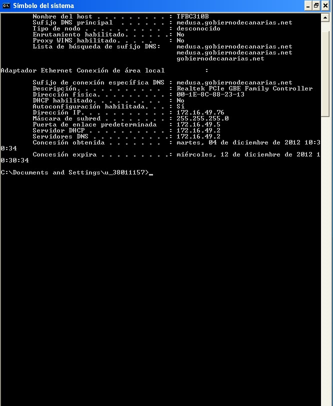 Blog De Angel: Ejecutar/cmd- Comandos a seguir