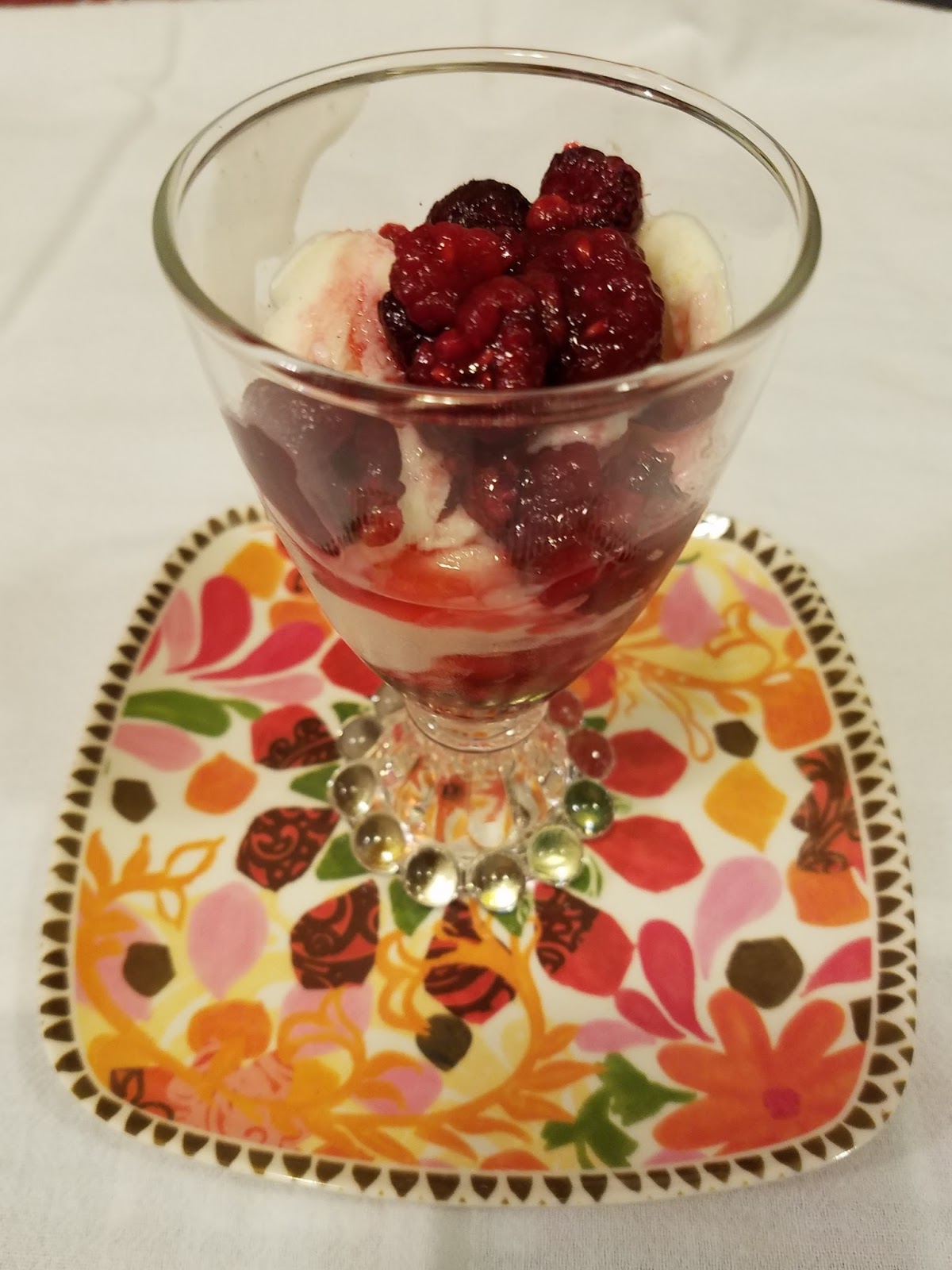 KILLER HOBBIES: Vanilla Bean Gelato with Cognac Macerated Raspberries