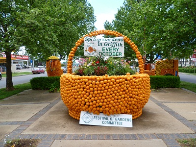 Australia Working Holiday: Citrus Sculptures on Spring Season
