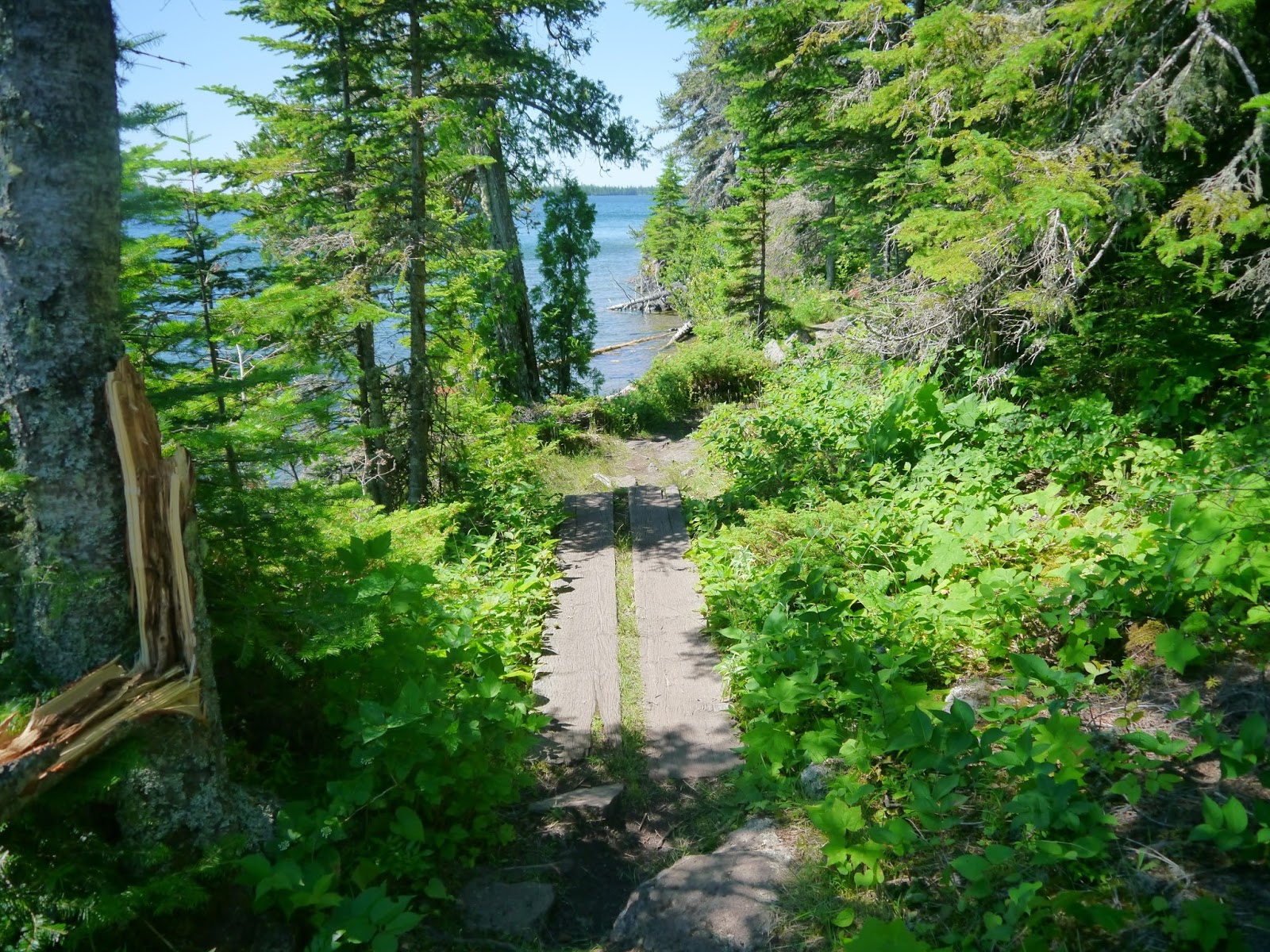 American Travel Journal: Rock Harbor Trail from Rock Harbor to Three ...