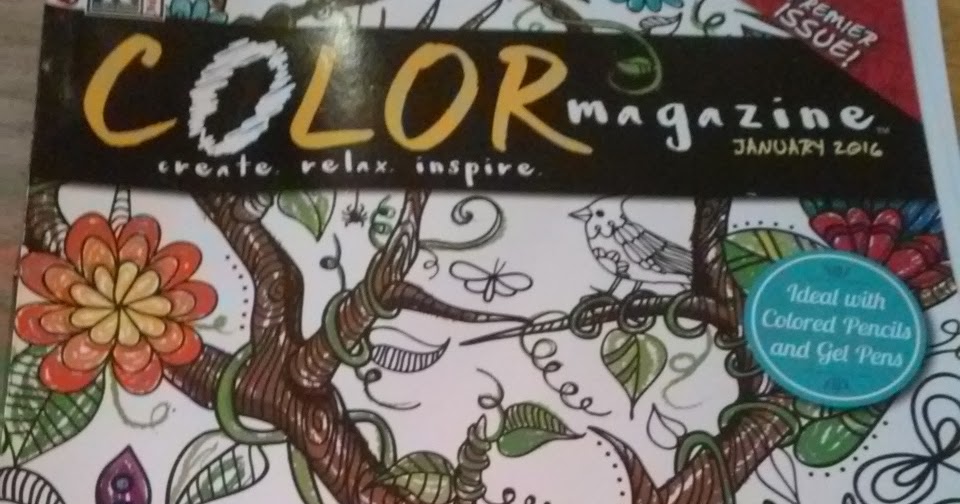 A Heep of Everything: Adult Coloring Magazine Review: Create, Relax ...