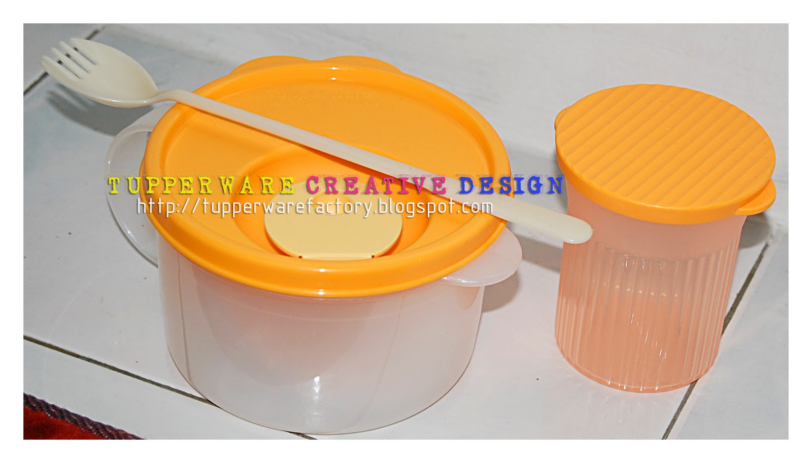 TUPPERWARE CREATIVE DESIGN: COLOURFUL TUPPERWARE BABY SETS