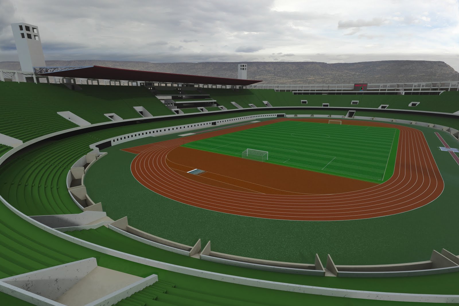 complexe sportif d'Agadir: le stade en images
