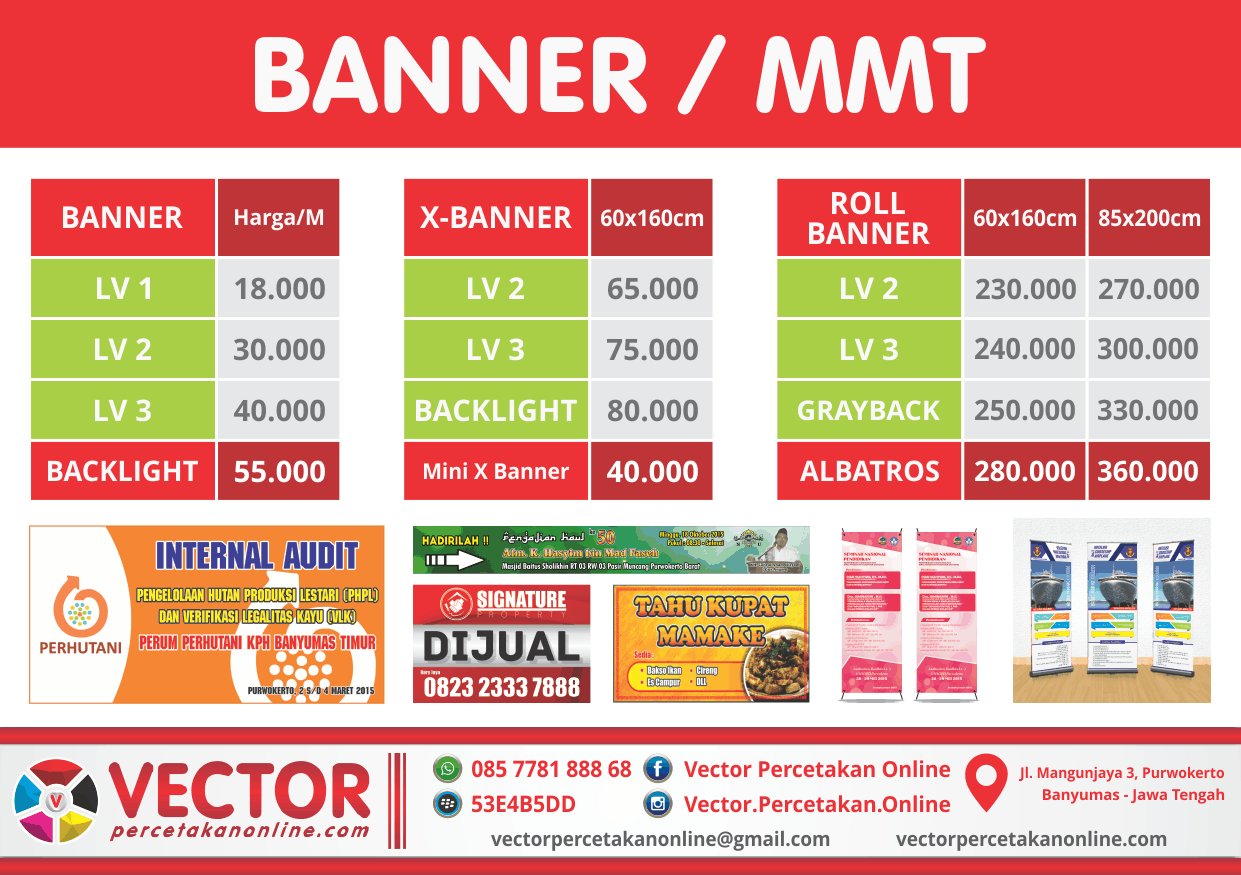 Vector Percetakan Online Purwokerto