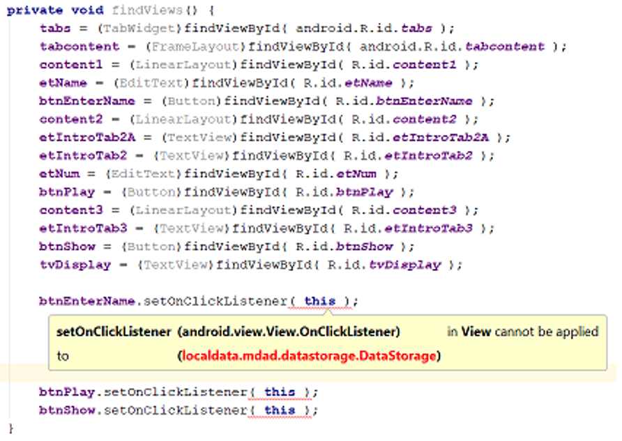 MDAD: Lab7 Shared Preferences and SQLite Database (Part2)